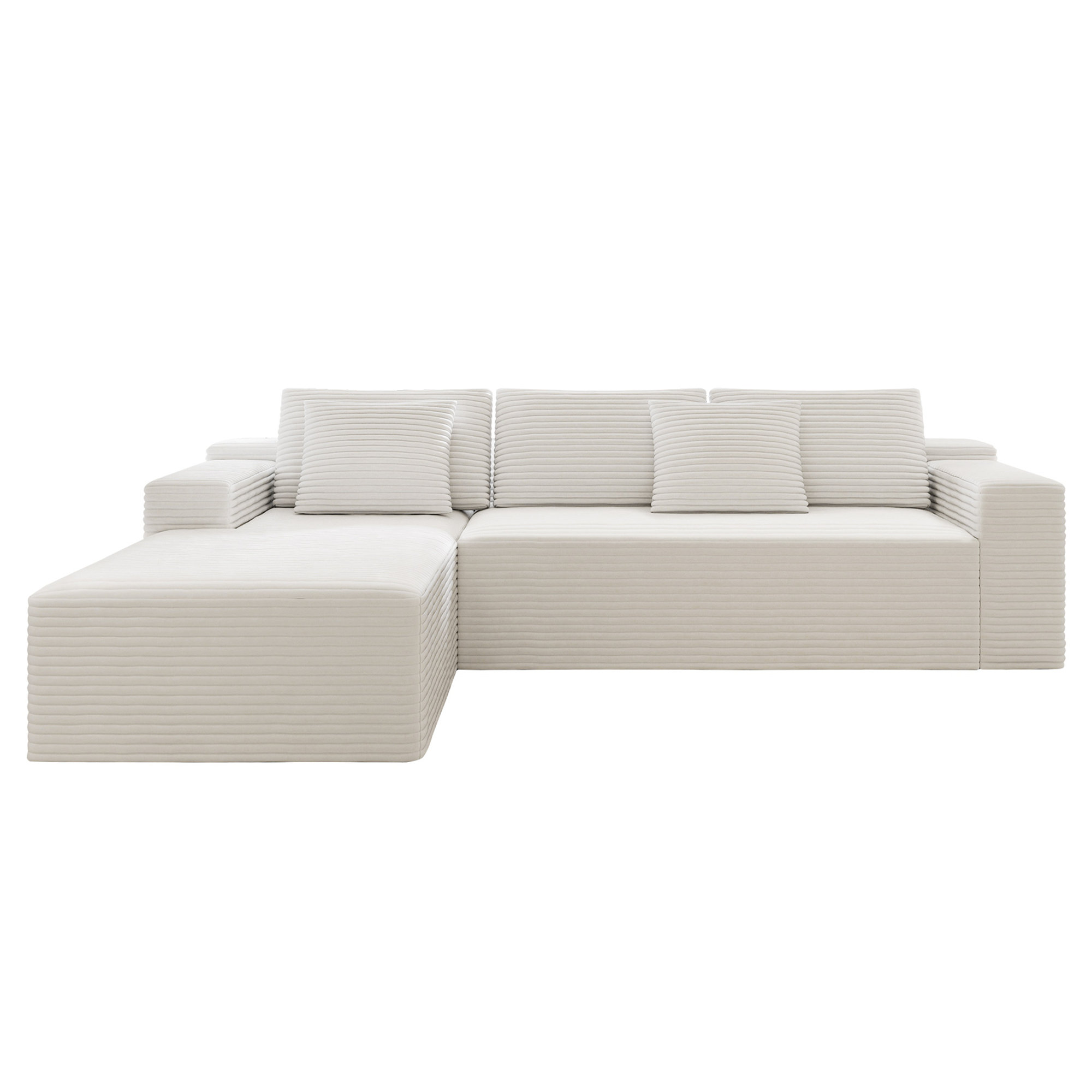 Latitude Run® Cloud Sectional Couch with L-Shape Chaise | Wayfair