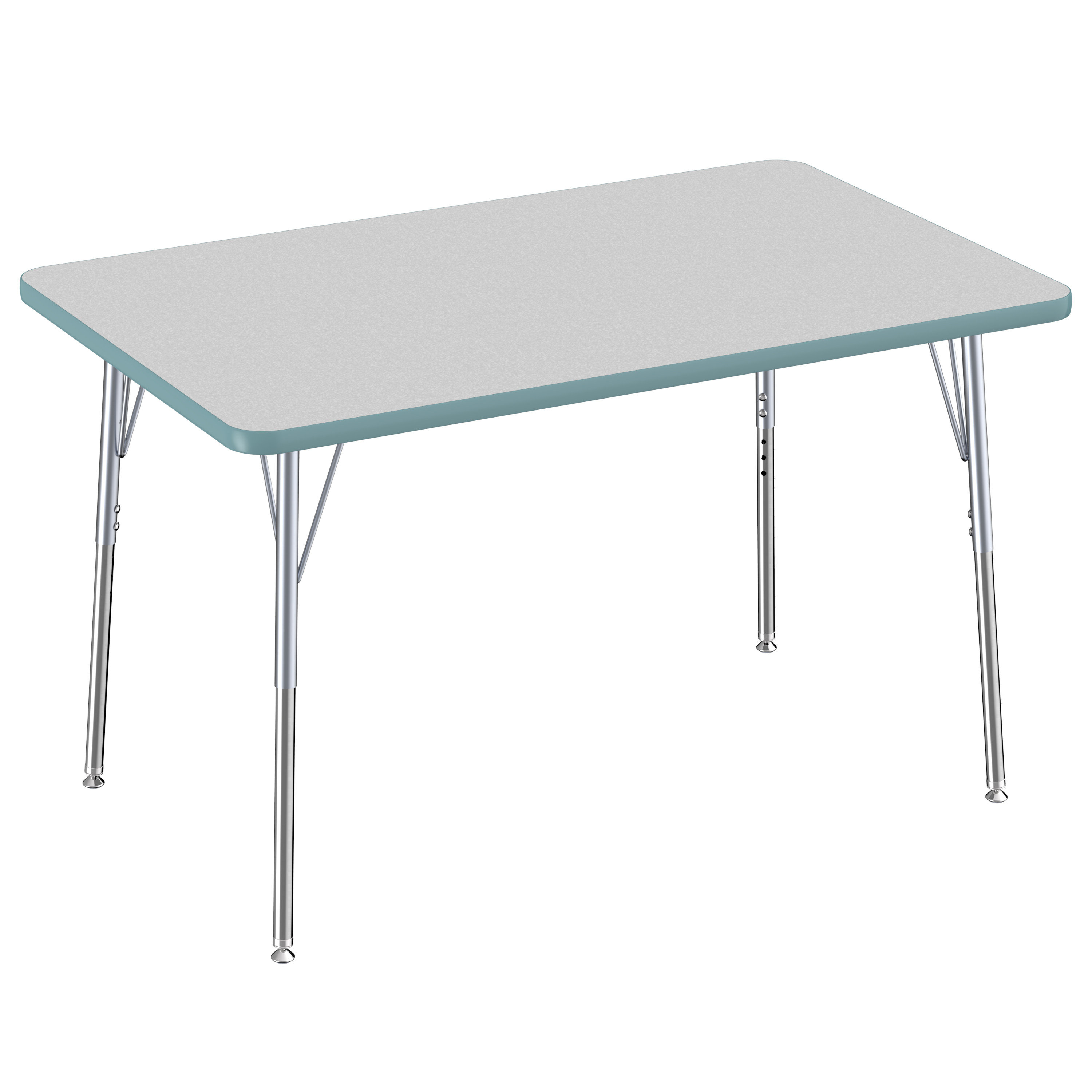 Factory Direct Partners Rectangle Contour Activity Table with ...
