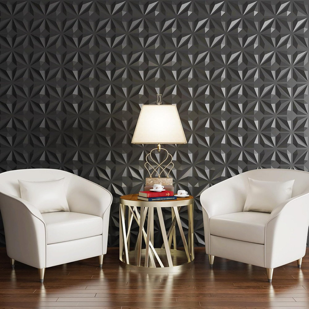 MAXAYA 20 Pack Textured 3D Wall Panels For Interior Wall Decor, P ...