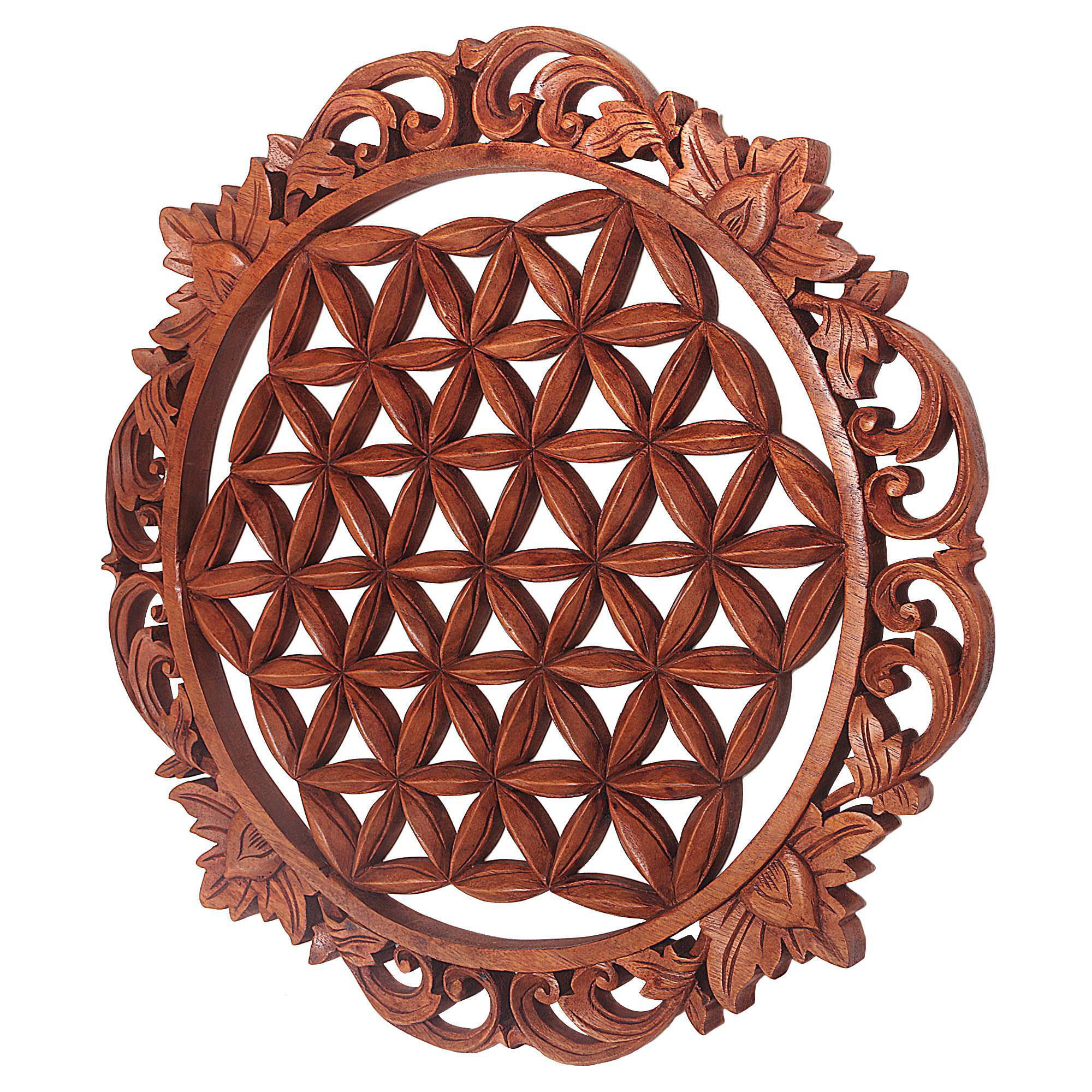 Bungalow Rose Love of Bali Wood Relief Panel | Wayfair