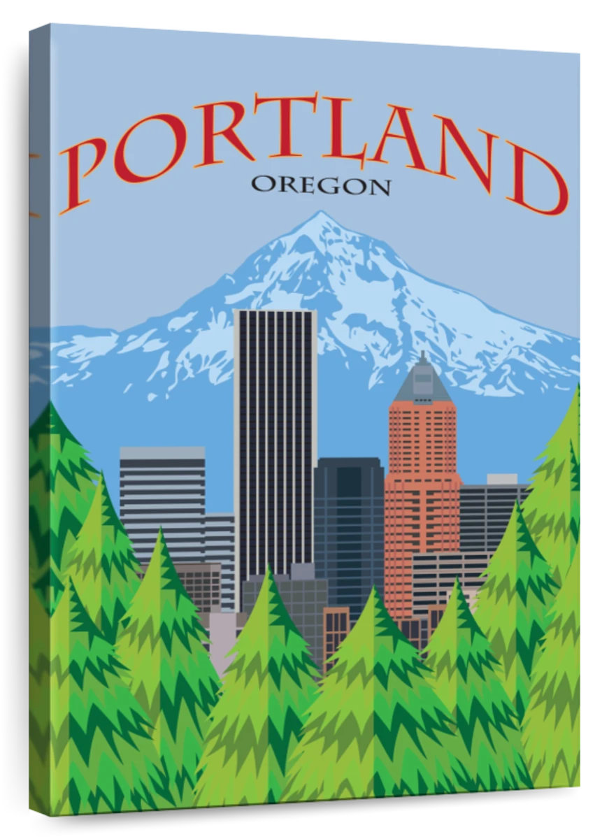 Ebern Designs Sireci Portland Poster | Wayfair