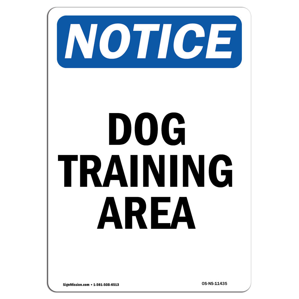 SignMission Dog Training Area Aluminum Sign 18 x 24 - Wayfair Canada