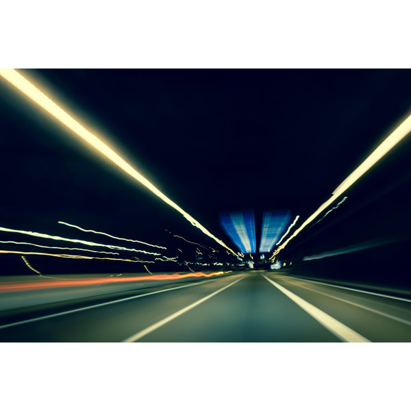 17 Stories Dark Highway At Night by Travel_Motion - Print | Wayfair.co.uk