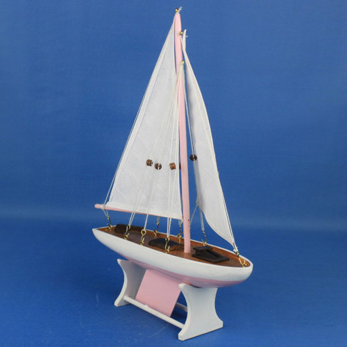 Handcrafted Nautical Decor Wooden It Floats Floating Model Sailboat ...