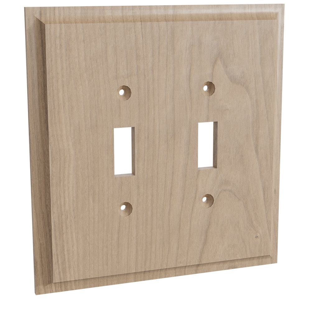 Designs of Distinction® Furniture Findings Double Light Switch Plate ...