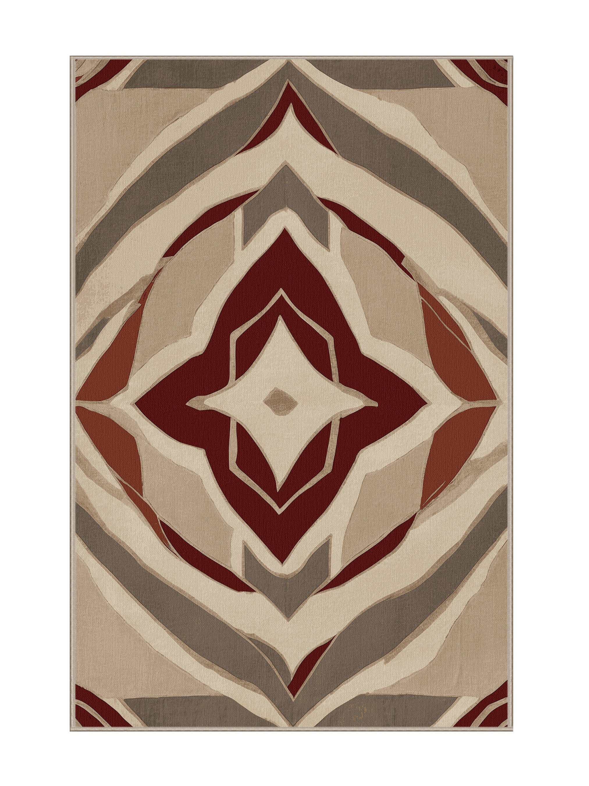 Charlton Home® Symmetry Nexus Rug | Wayfair