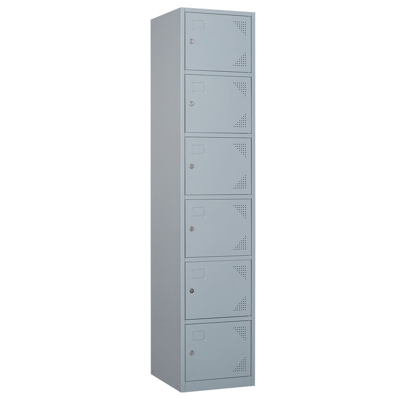 Steelcube 15 Wide Steel Storage Locker with 6 Doors for Employees ...