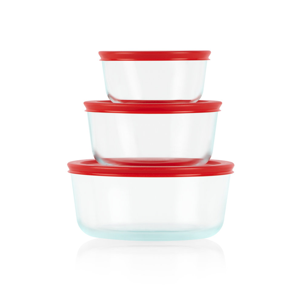 Pyrex Storage Plus Dish 3 Container Food Storage Set & Reviews | Wayfair
