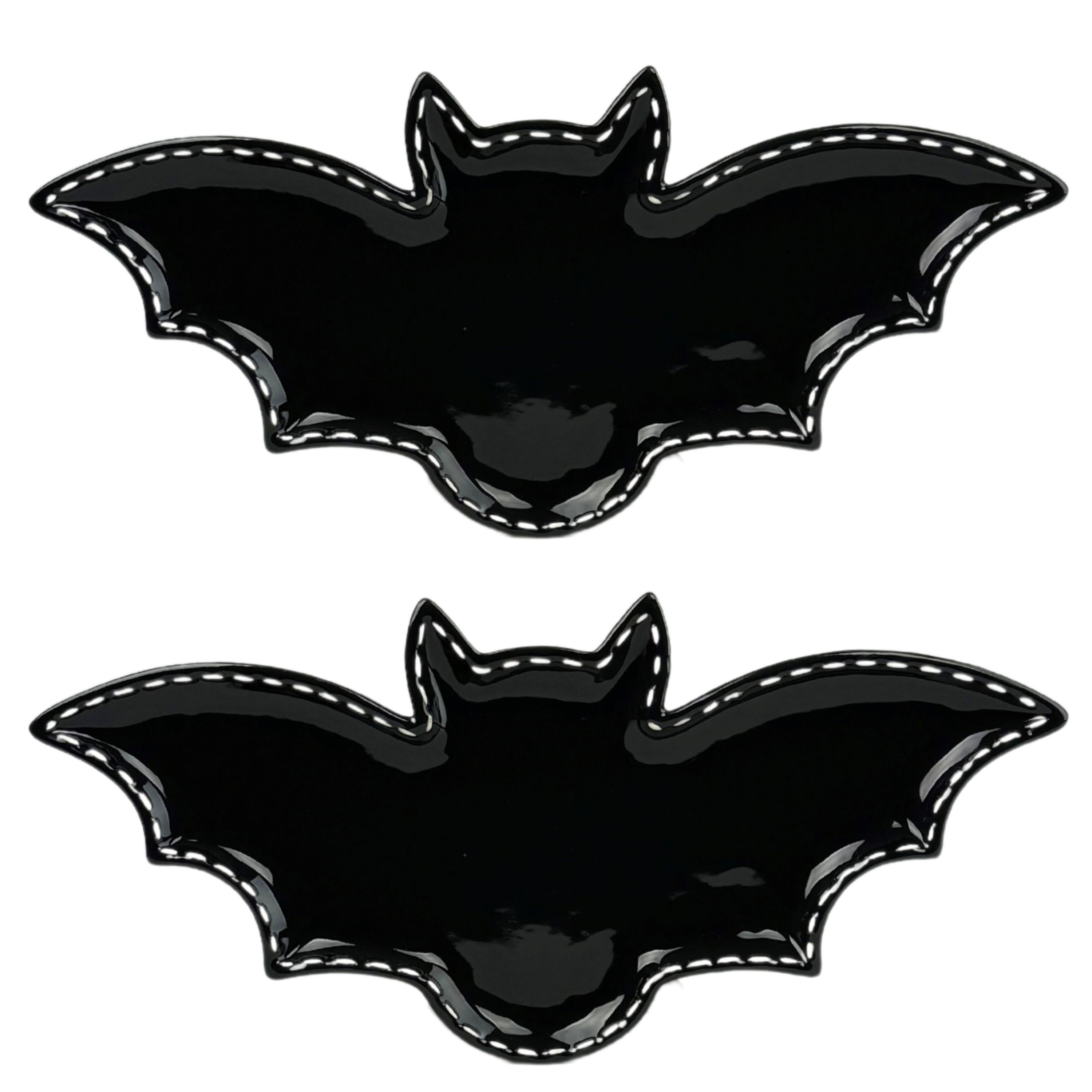 Ten Strawberry Street 10 Strawberry Street Bat Stitch Platter, Set Of 2 ...