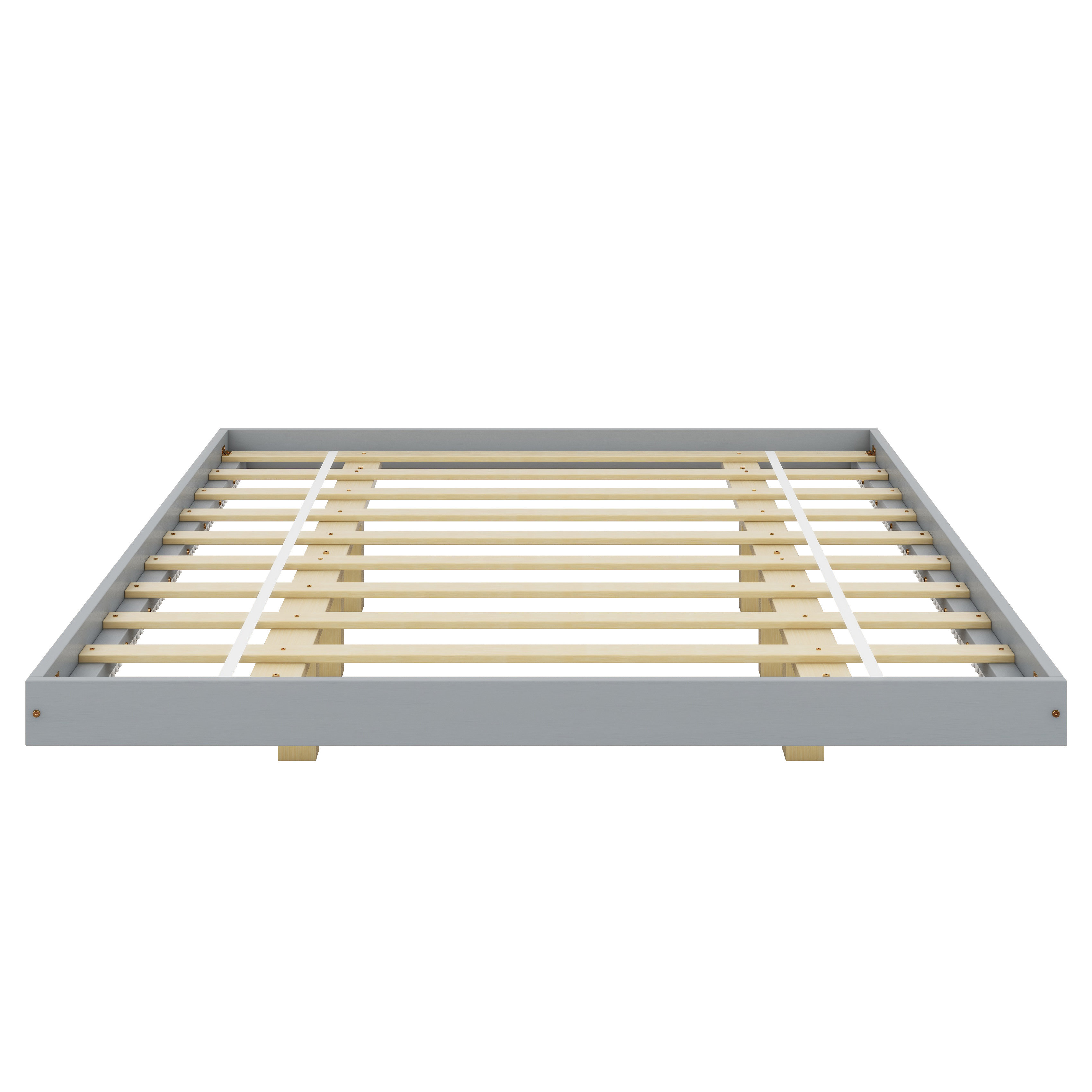 Ivy Bronx Full Size Floating Bed Frame With LED Lights,Modern Low ...