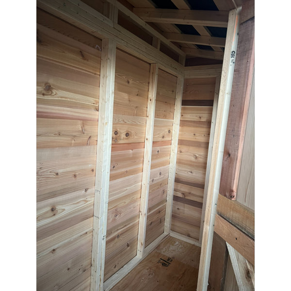 Cedarshed Bayside Western Red Cedar Wood Lean-To Storage Shed | Wayfair