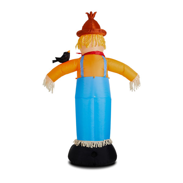 Glitzhome Scarecrow Inflatable | Wayfair