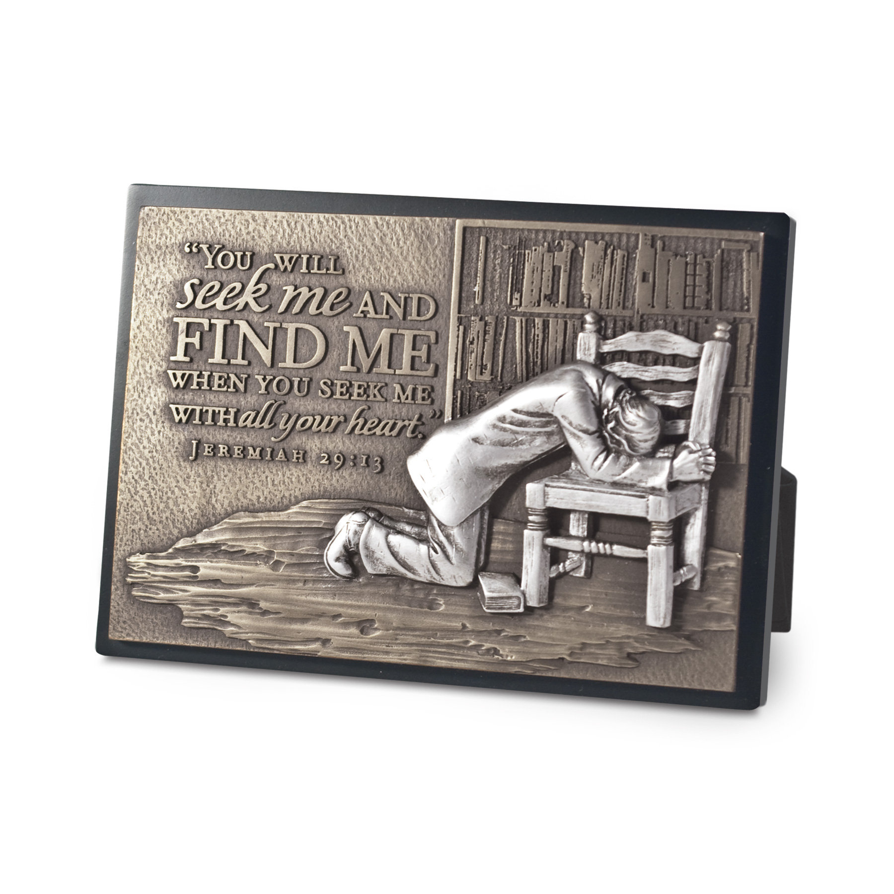 Trinx Hatina Moments Of Faith Man Decorative Plaque | Wayfair