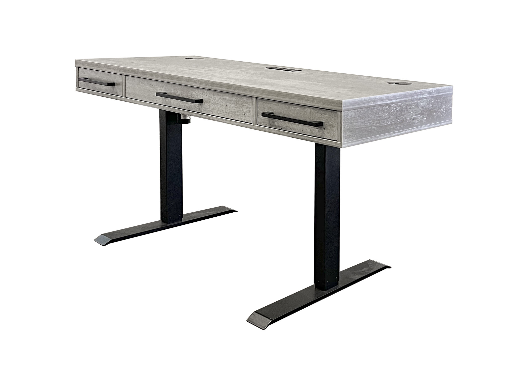 Trent Austin Design® Polster Desk with Built in Outlets | Wayfair
