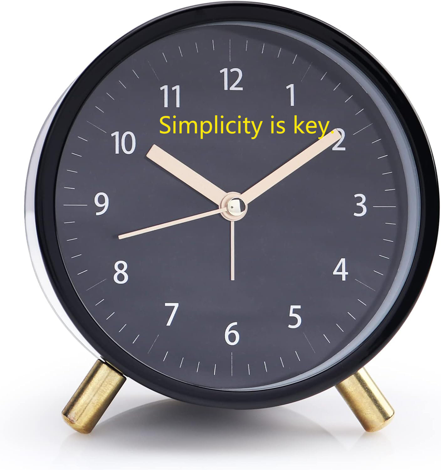 Everly Quinn Alarm Clock ,Bedside Analog Alarm Clock with Backlight ...