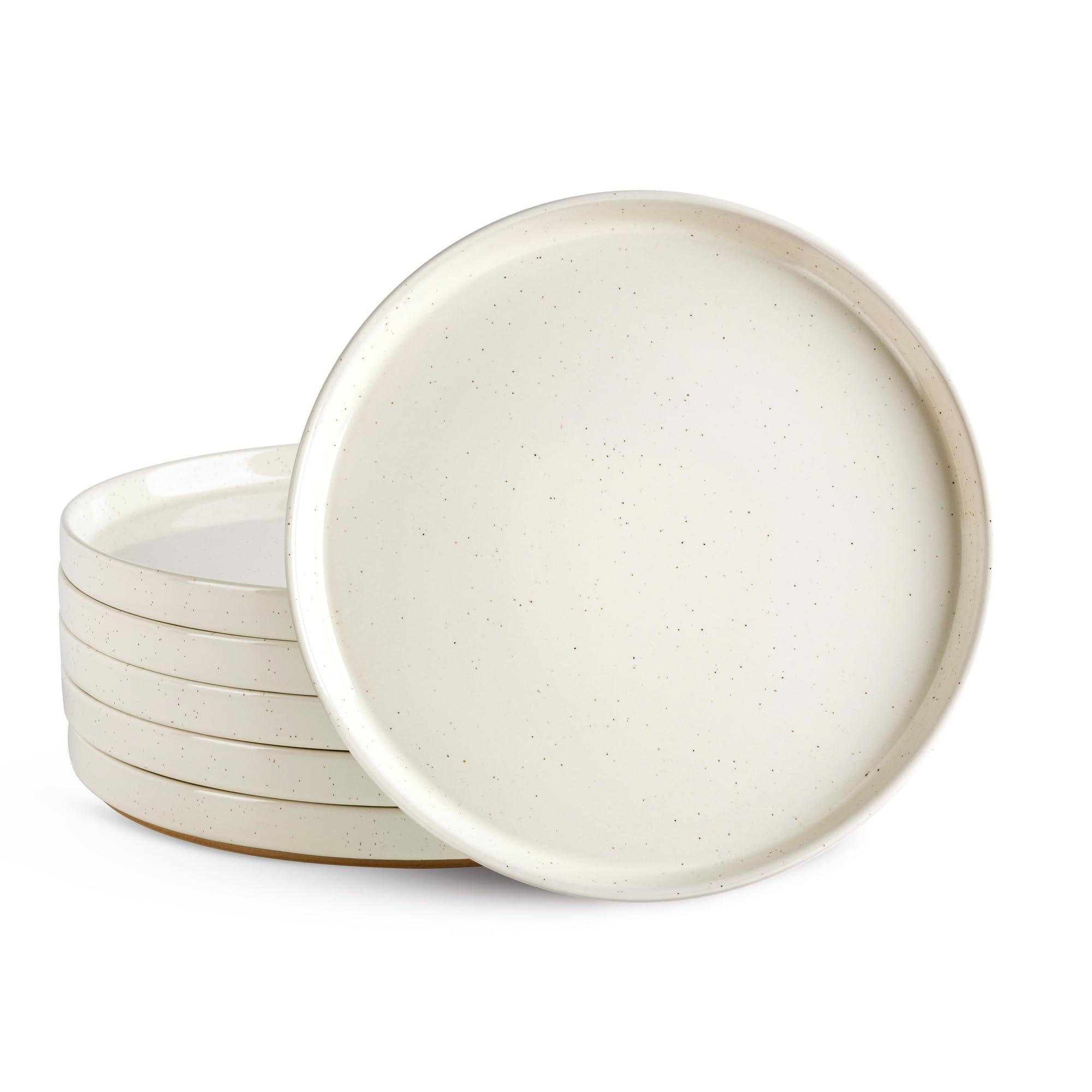 Hokku Designs Ceramic Dinner Plates,Stoneware Plates For Kitchen,Modern ...
