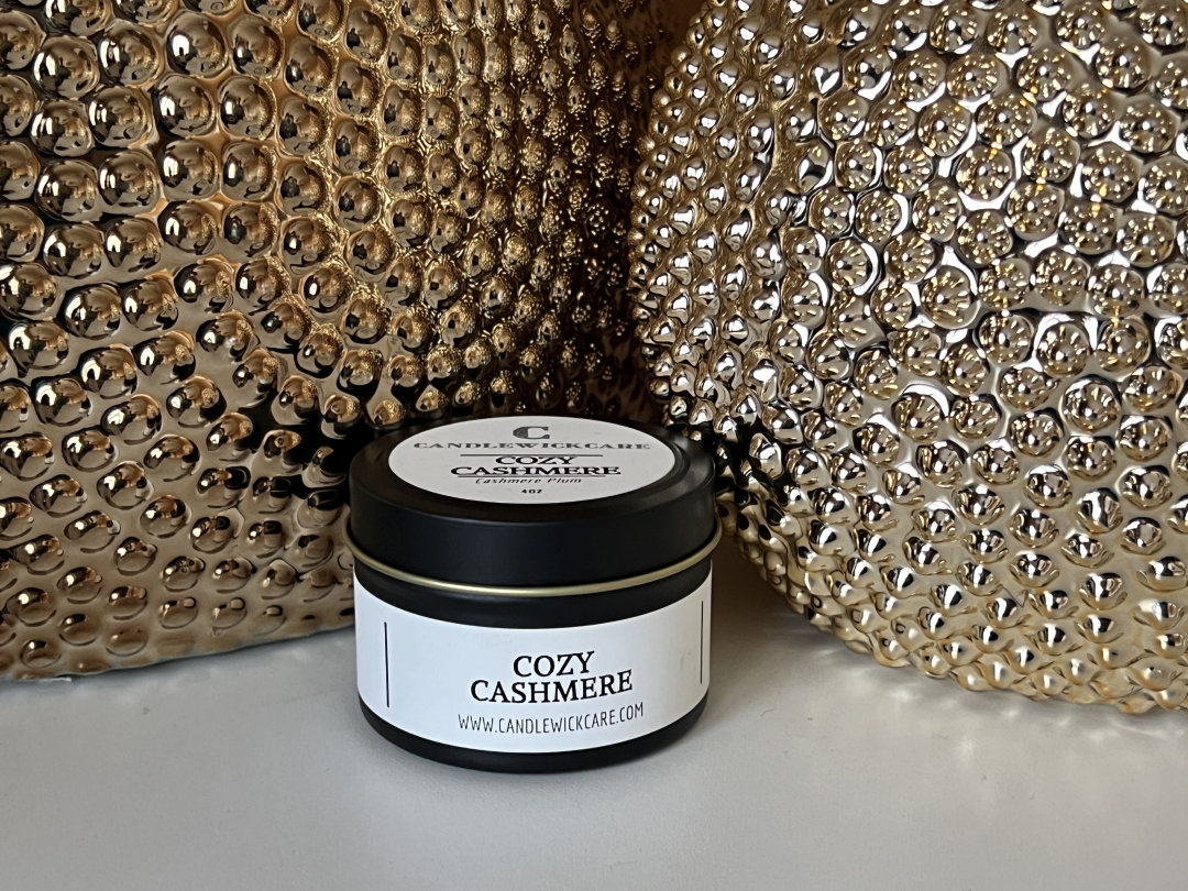 CandleWickCare Cozy Cashmere Scented Candles for Women, Aromatherapy ...