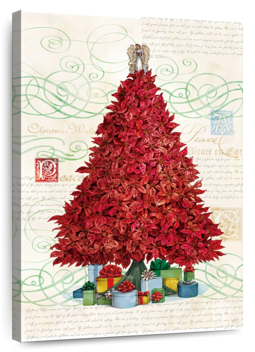 The Holiday Aisle® Lelend Poinsettia Tree | Wayfair