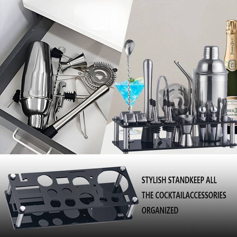 Prep & Savour Demetry Stainless Steel Bar Tool Set | Wayfair