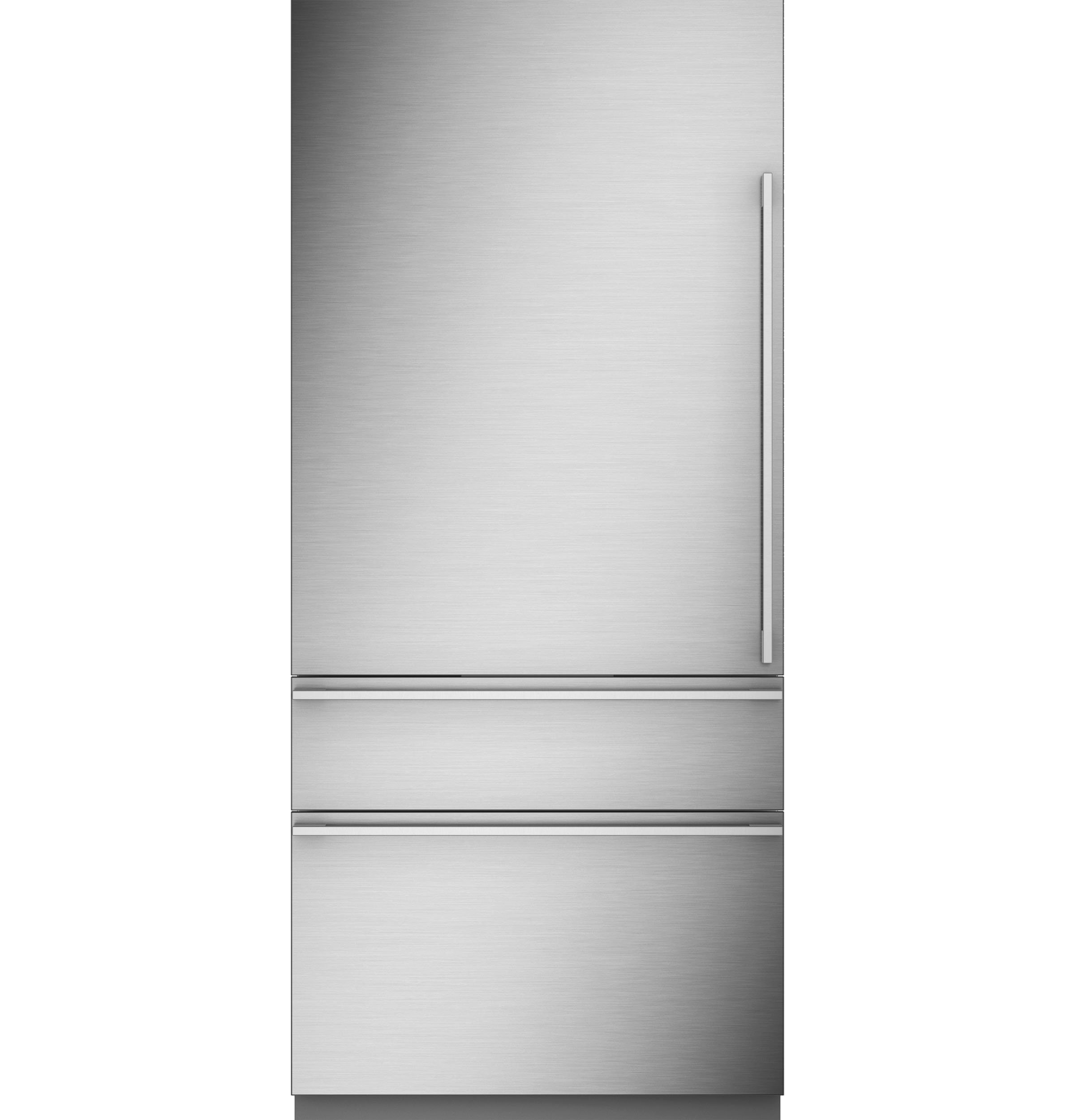 Monogram Appliances Monogram 36" Panel-Ready Integrated Bottom-Freezer ...