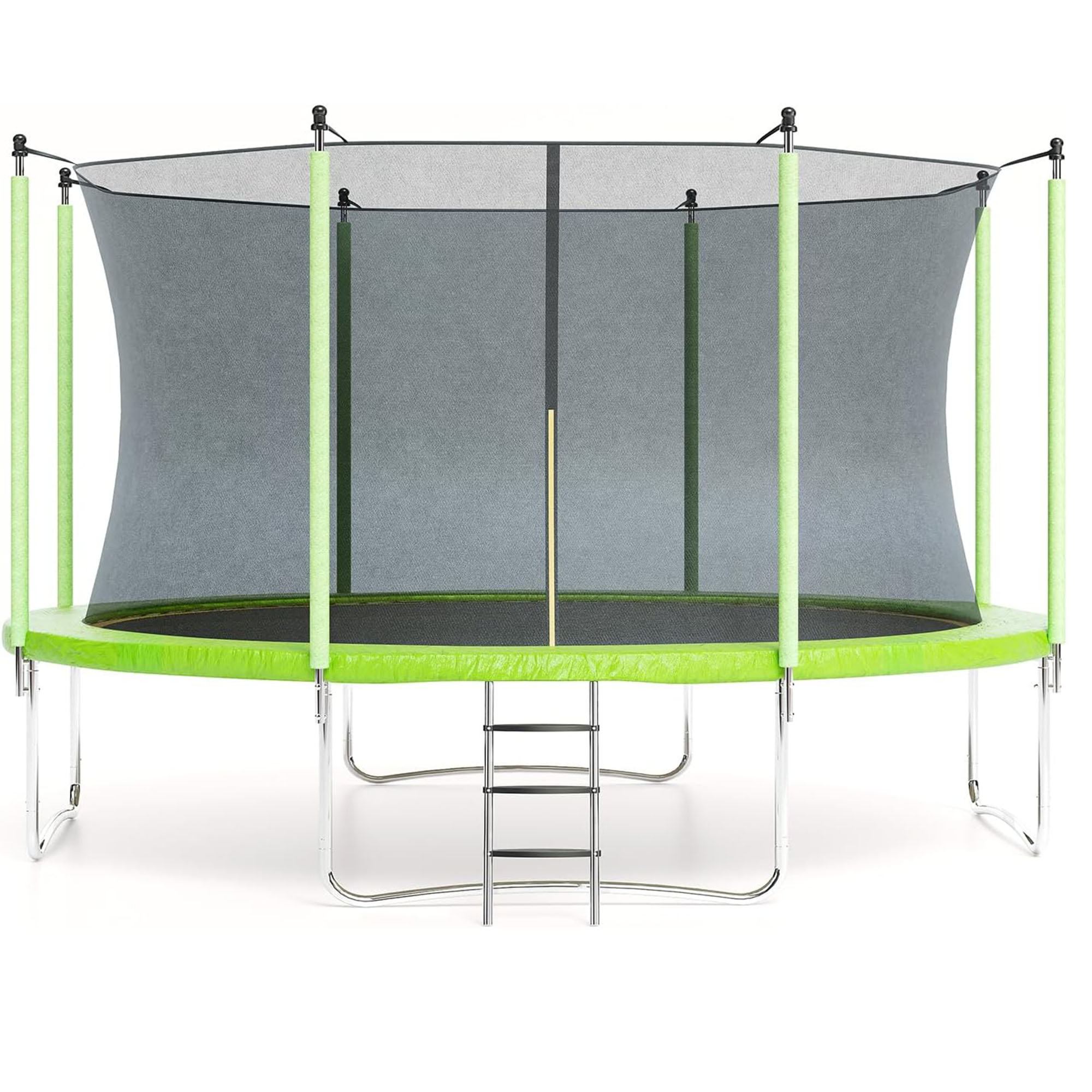 Gaomon Cylinder Backyard Trampoline with Safety Enclosure | Wayfair