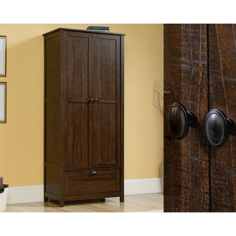 Gracie Oaks Storage Cabinet - 72"H Oak Rustic | Wayfair