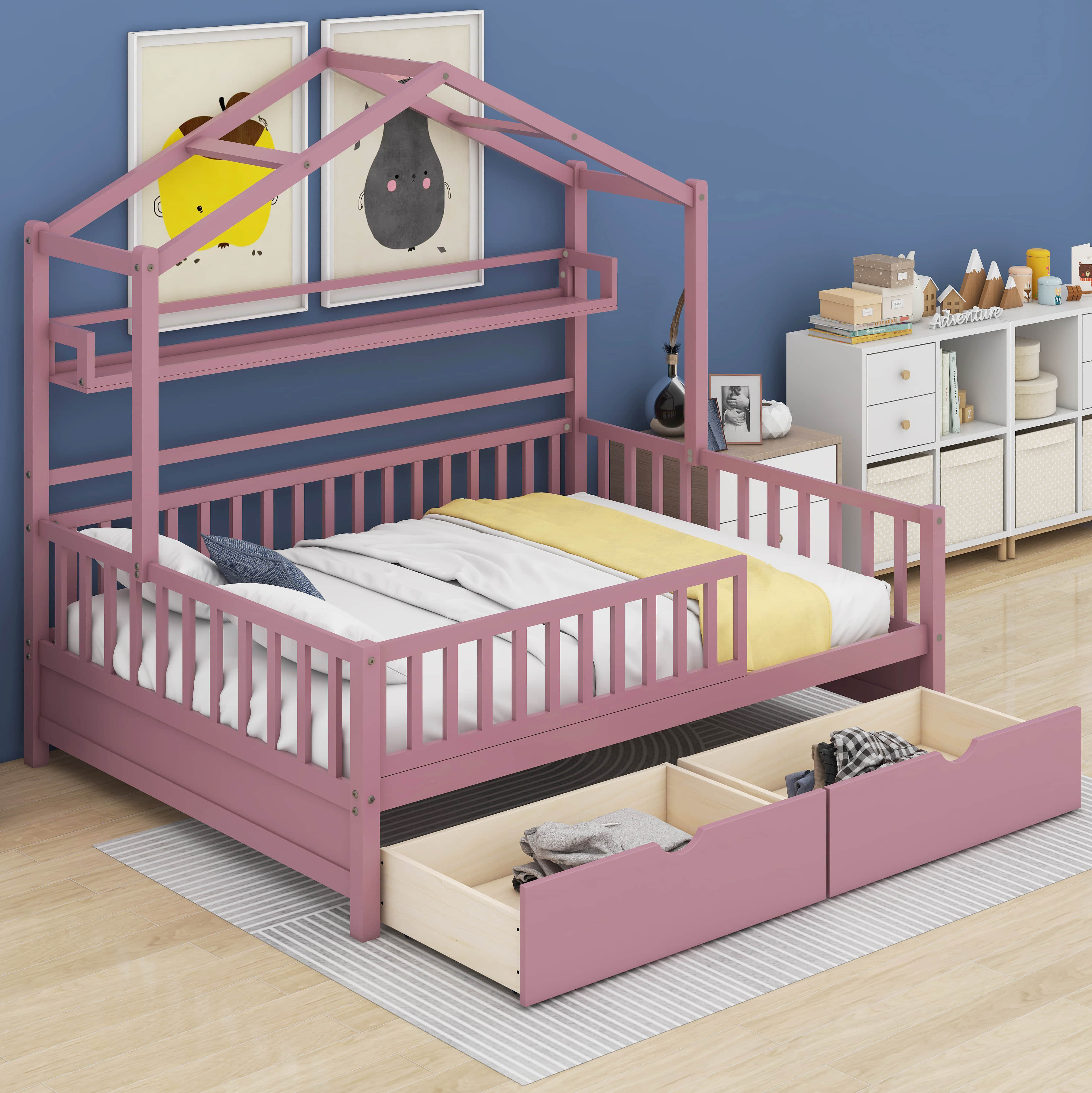 Harper Orchard Arko Slat Storage Bed | Wayfair