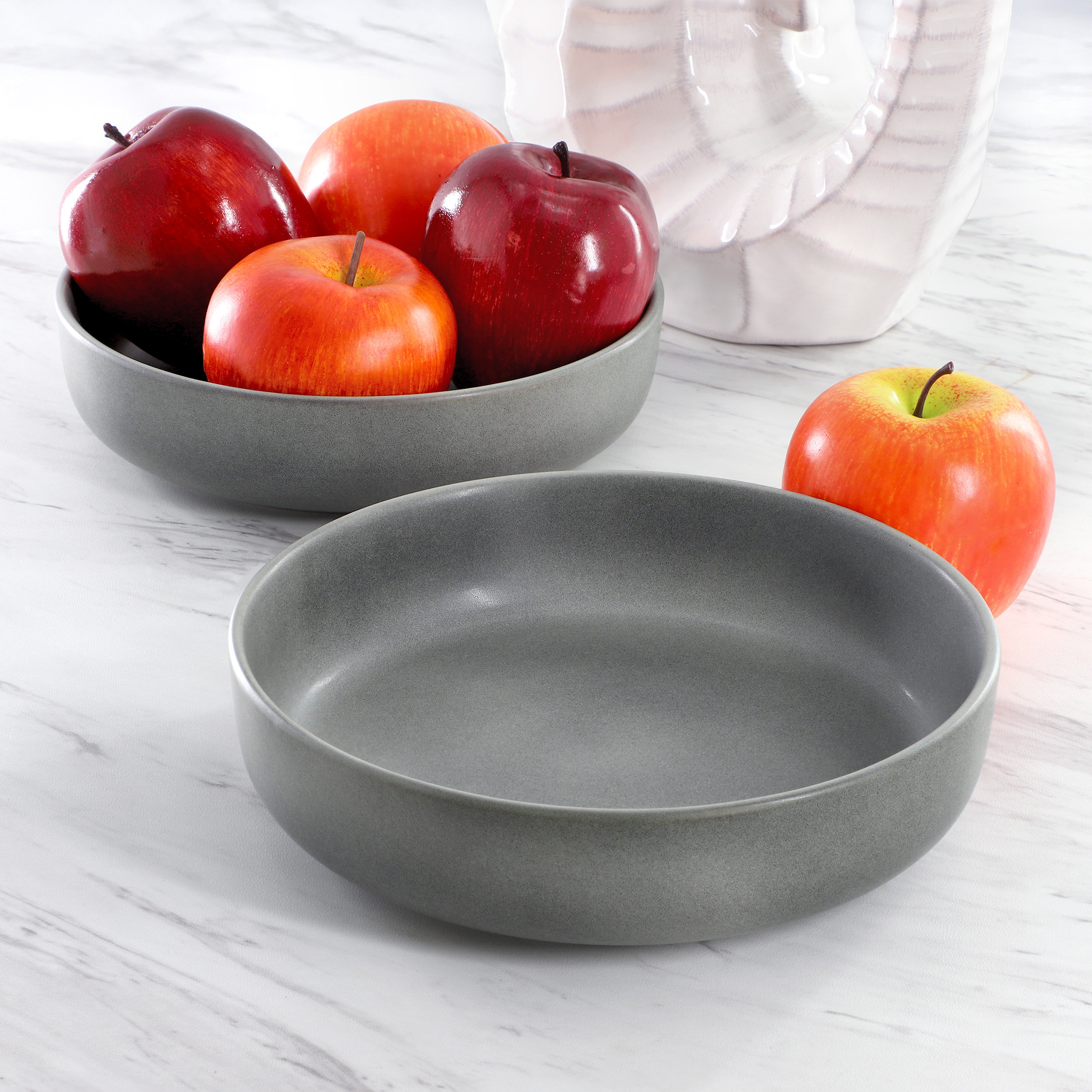 Latitude Run® Bryant Park 2 Piece 8 Inch Stoneware Dinner Bowl Set in ...