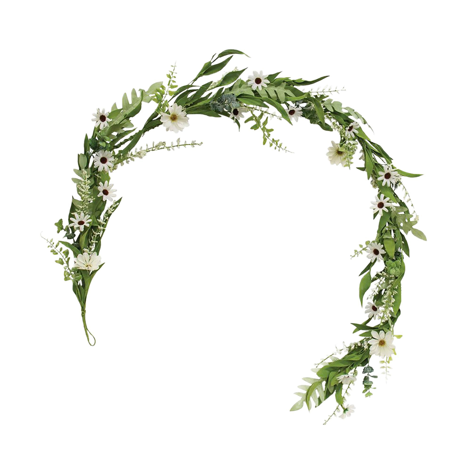 Primrue 60'' in. Faux Daisy Garland - Wayfair Canada
