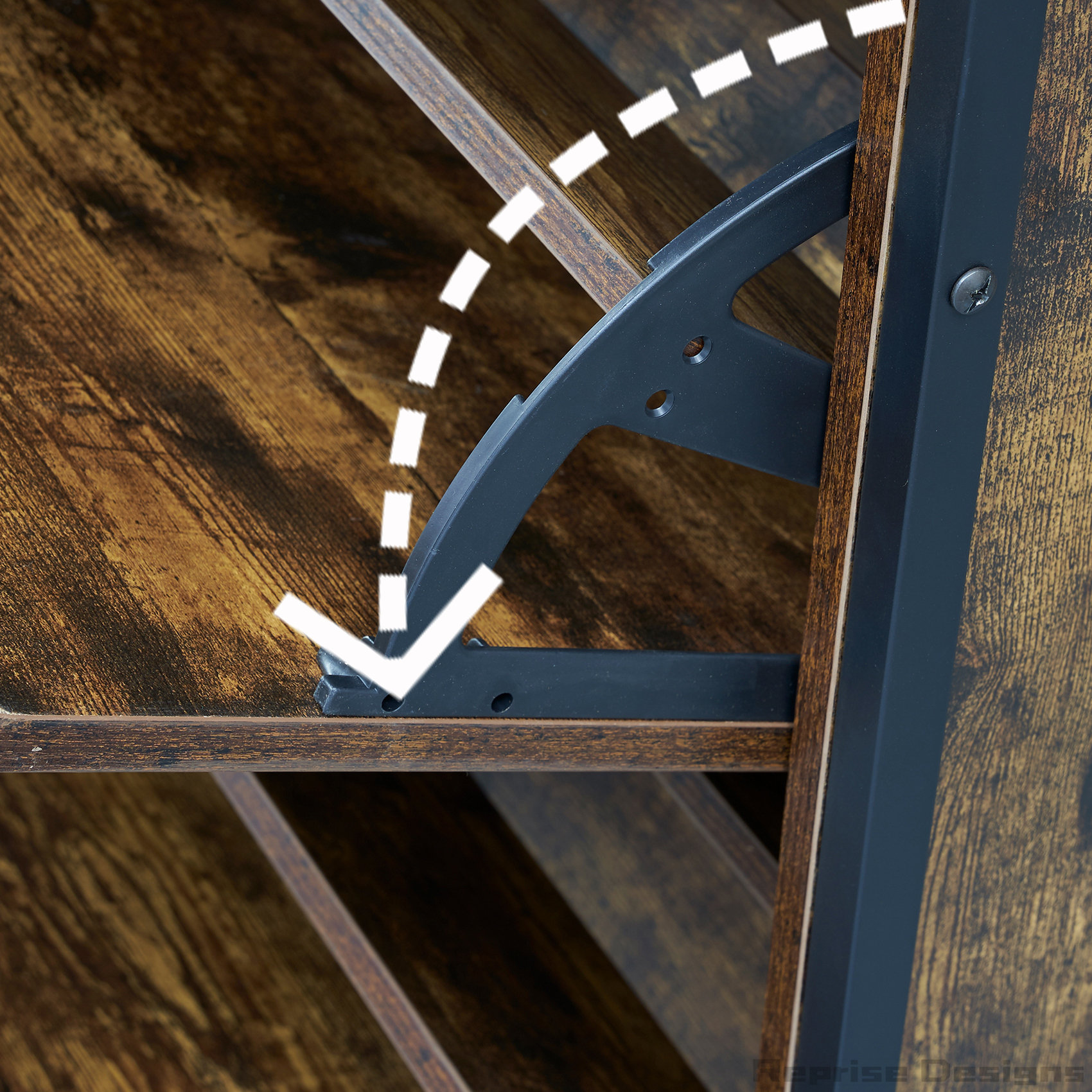 Reprise Designs Slim Freestanding Hidden Shoe Organizer Shoe Cabinet,12 ...