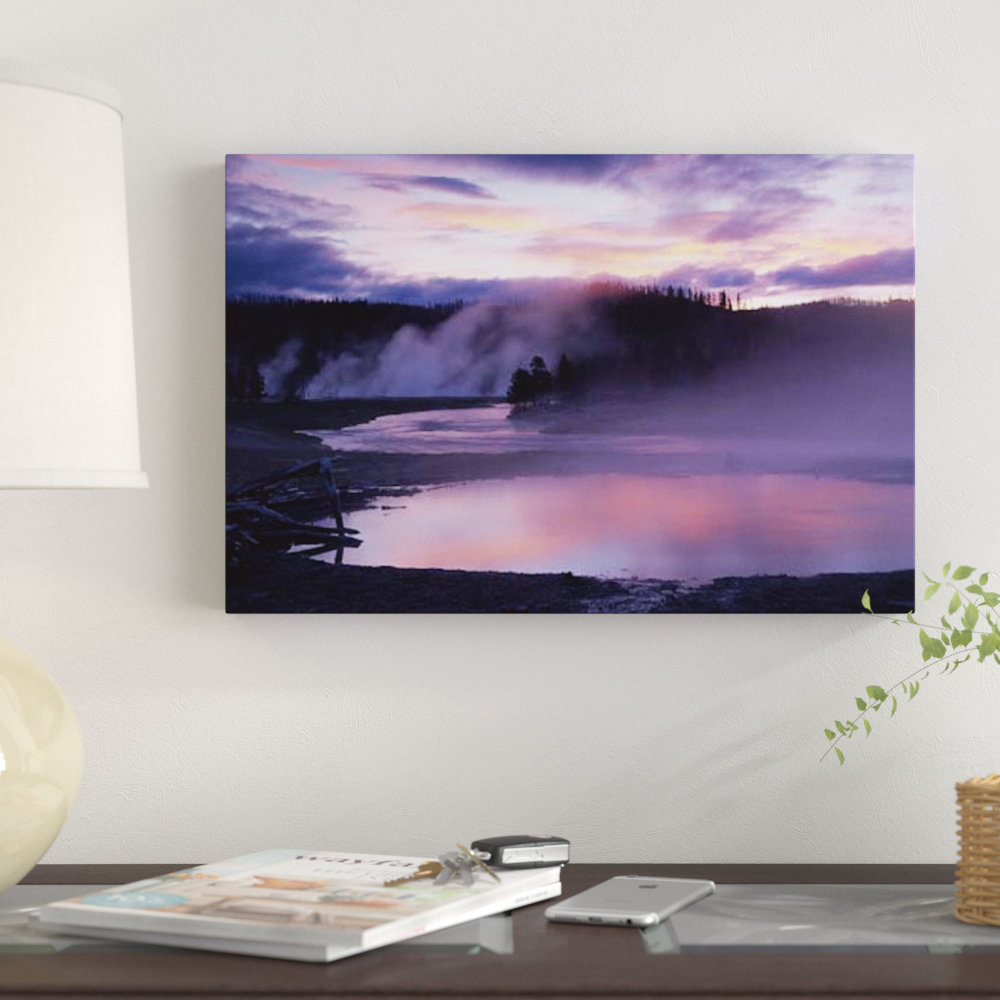 East Urban Home Steaming Hot Springs, Midway Geyser Basin, Yellowstone ...