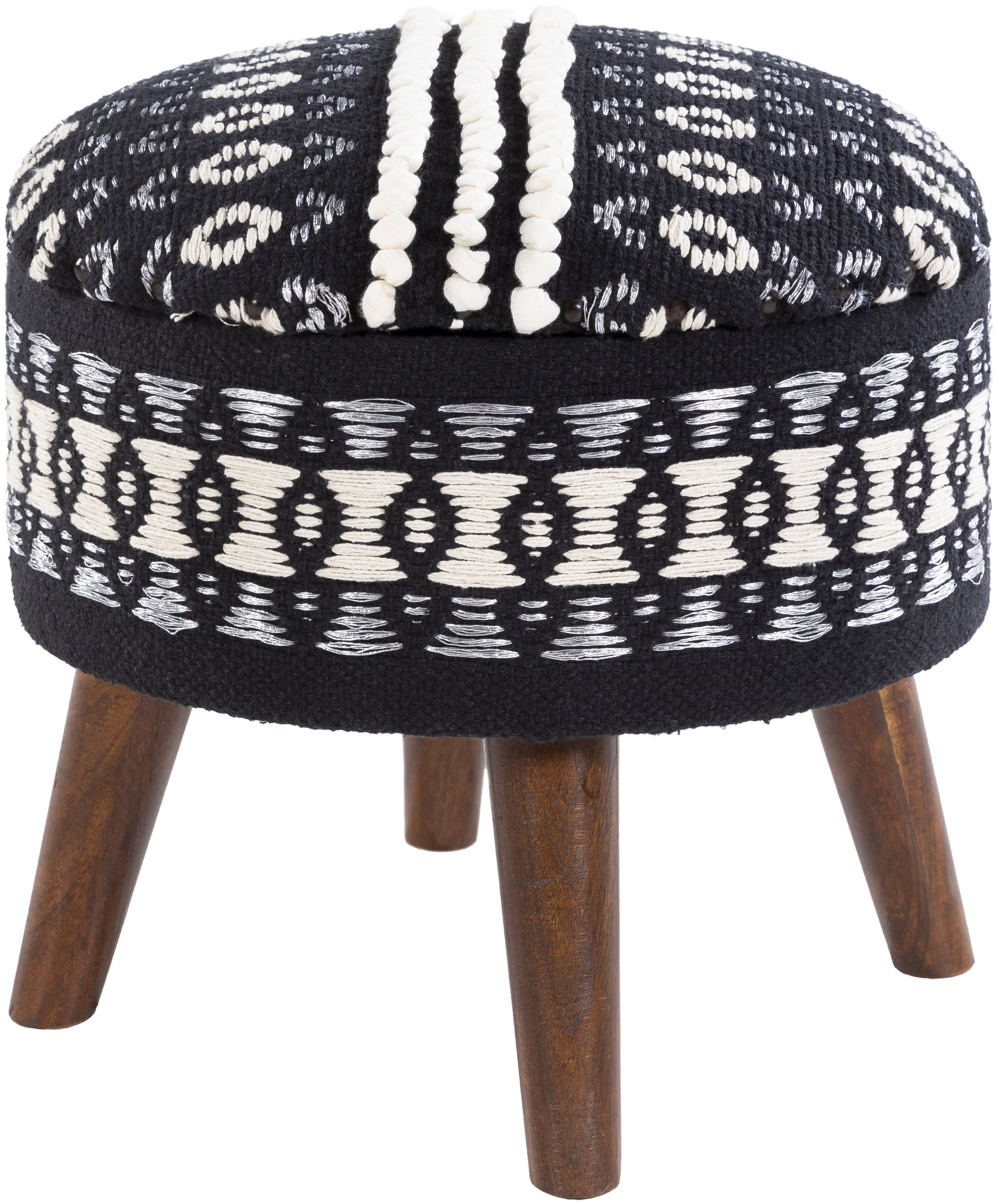 Foundry Select Solid Wood Decorative Stool | Wayfair
