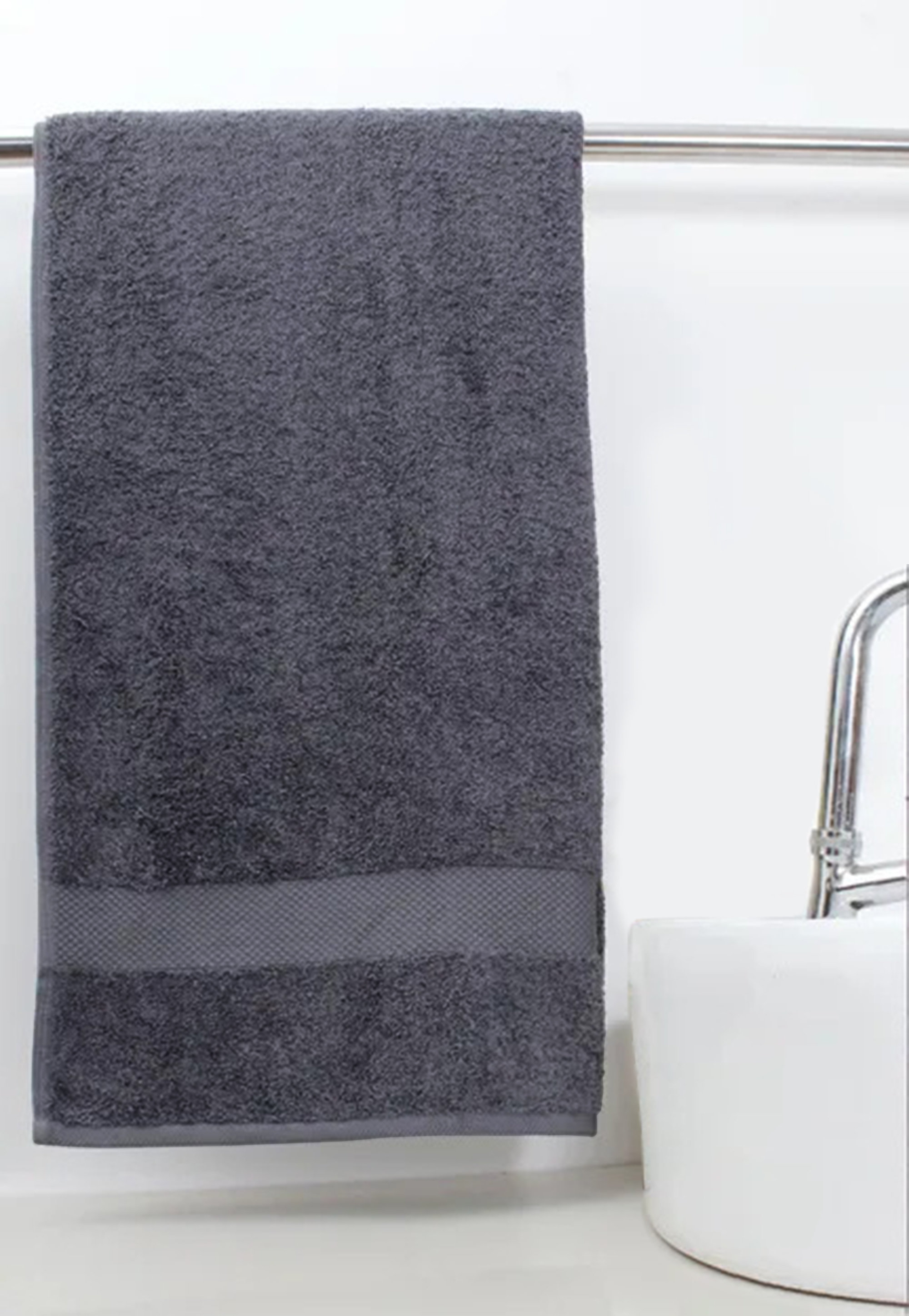 Hokku Designs Muncie Cotton Feather Touch Quick Dry 650 GSM Bath Sheet ...