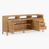 AllModern Kaela Modern Natural Oak Wood Sideboard | Wayfair