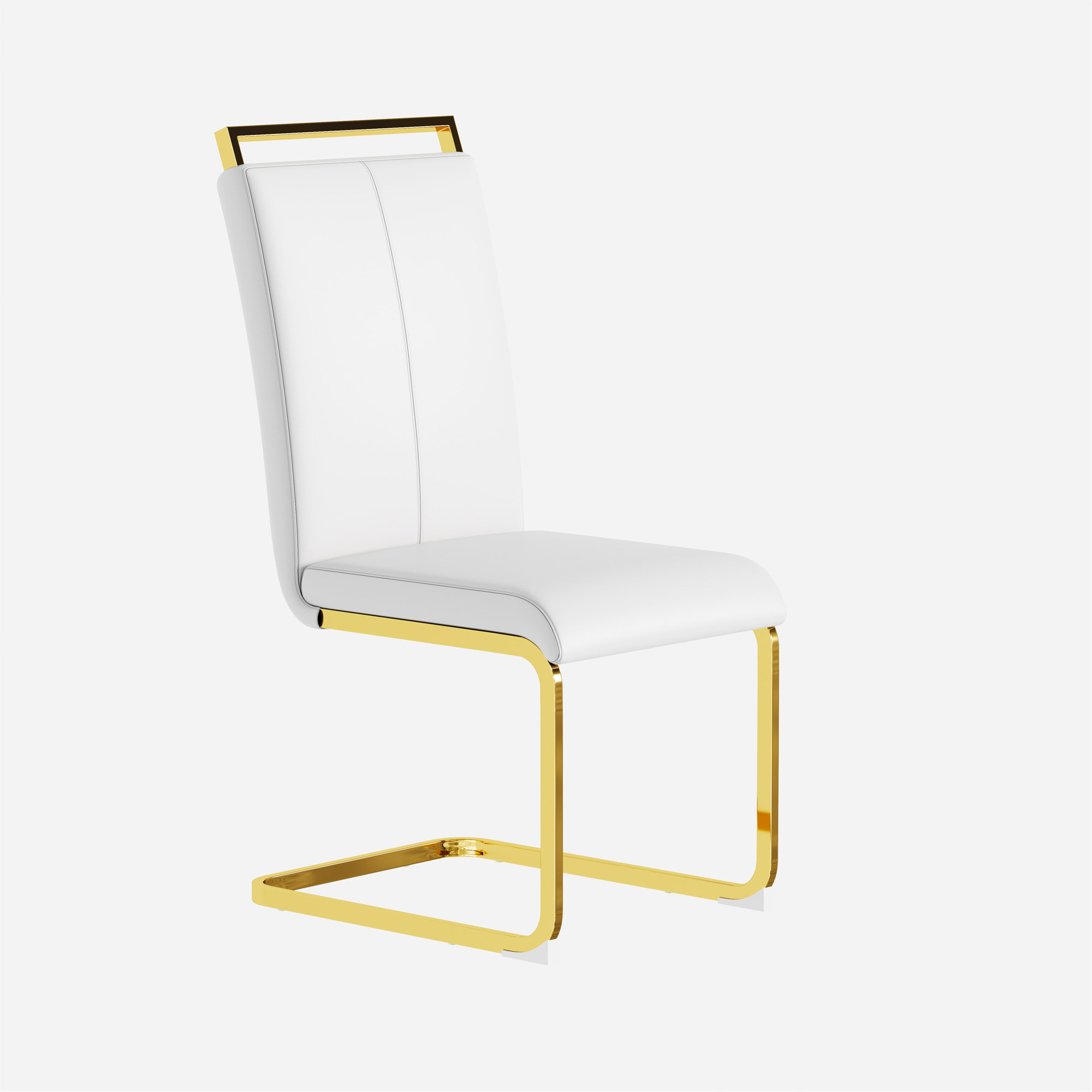 Everly Quinn A Set Of Stylish And Comfortable Artificial Leather Dining ...