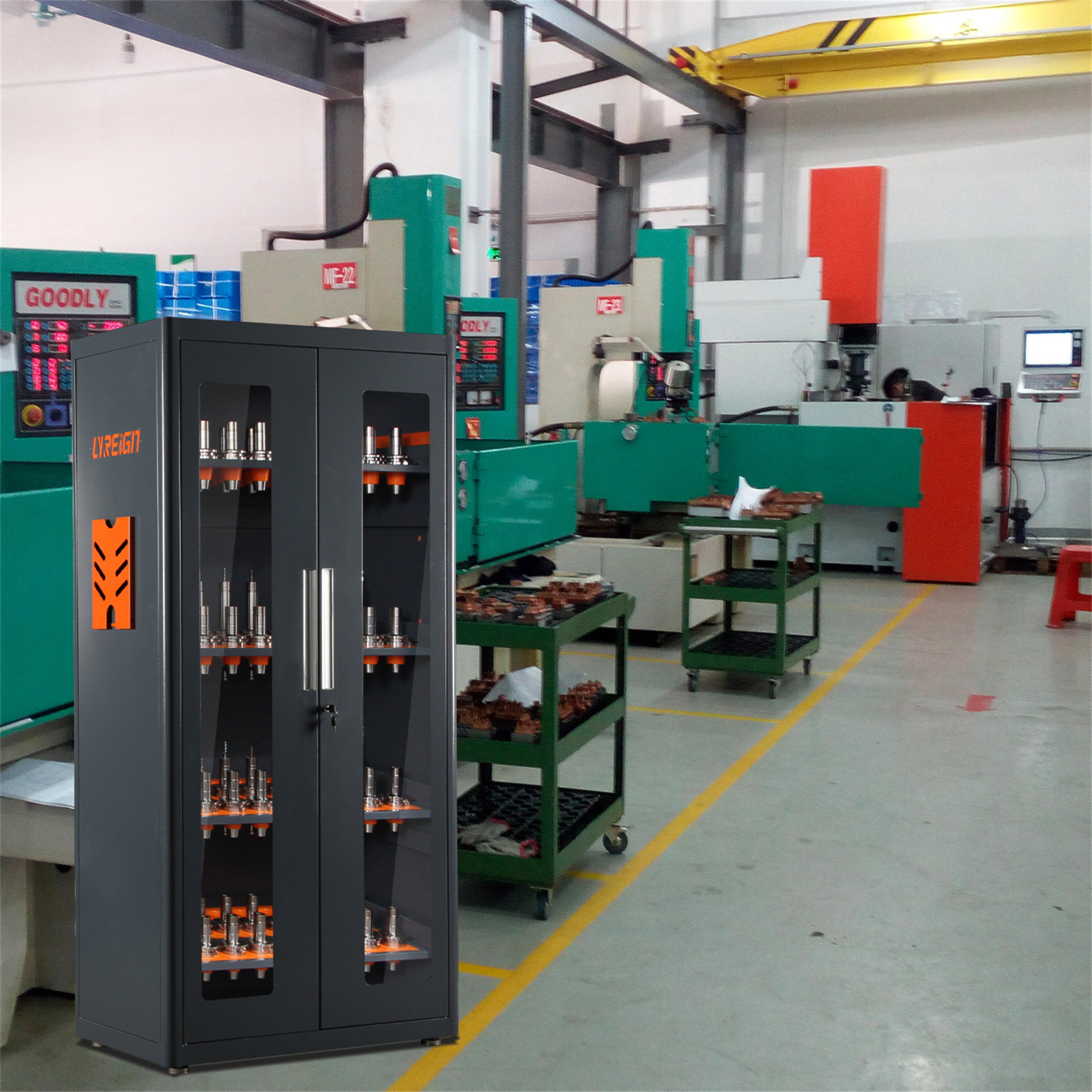 Hokku Designs CNC Tool Cabinet CNC Tool Holder Storage System BT50 Tool ...