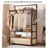 Ophelia & Co. Cloak Rack Bedroom Vertical Simple Hanging Racks | Wayfair