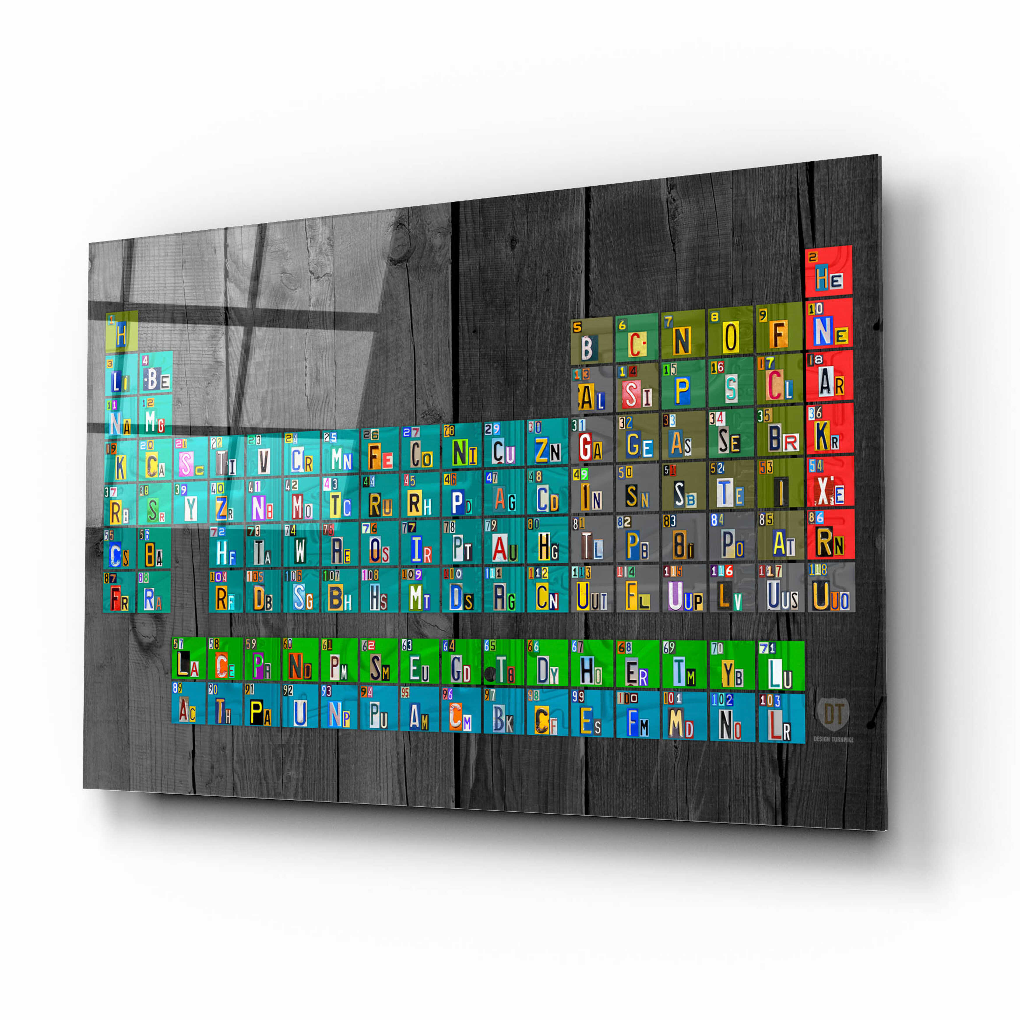 Williston Forge License Plate - Periodic Table On Plastic / Acrylic by ...