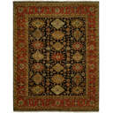 Madison Couture Rugs Hand Knotted Wool Black/Red Area Rug | Perigold