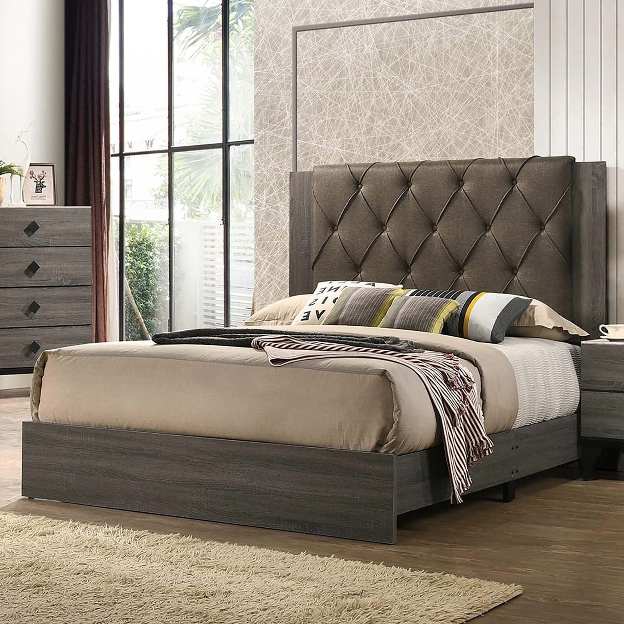 House of Hampton® Tufted Design Platform Bed | Wayfair