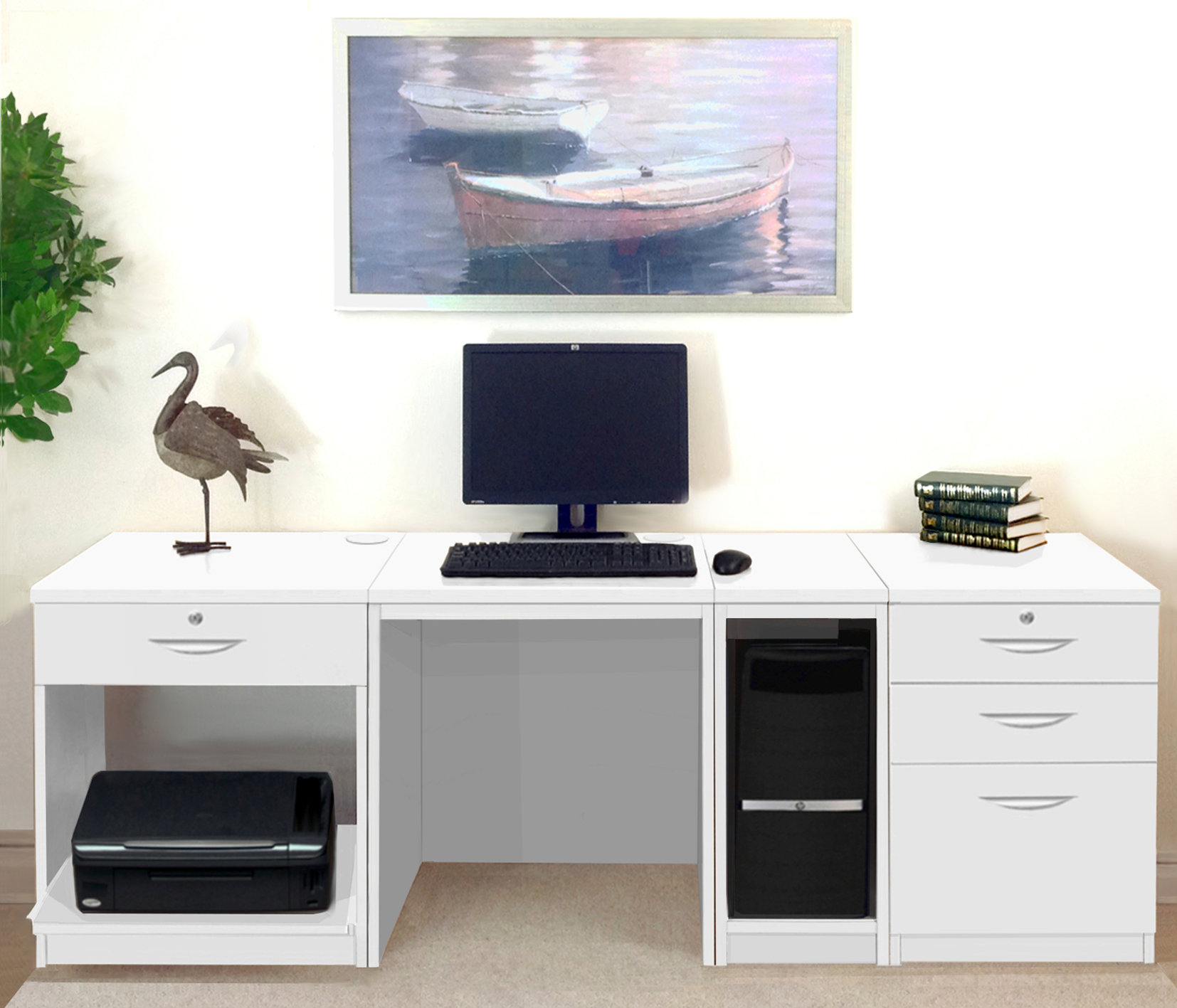 Ebern Designs Walshaw Computer Desk & Reviews | Wayfair.co.uk