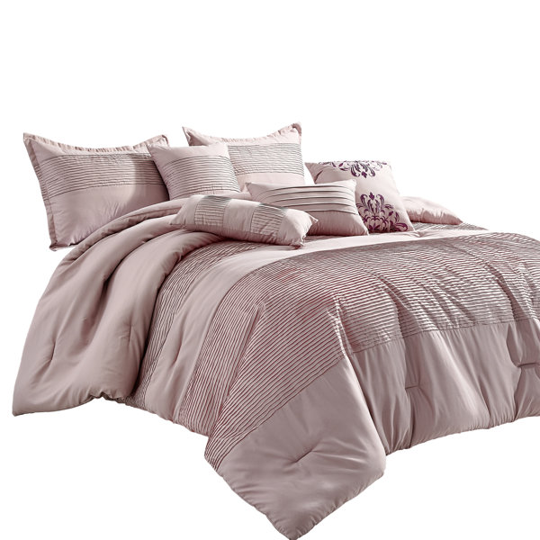 Winston Porter Jermaya Microfiber Solid Colour Comforter Set & Reviews ...