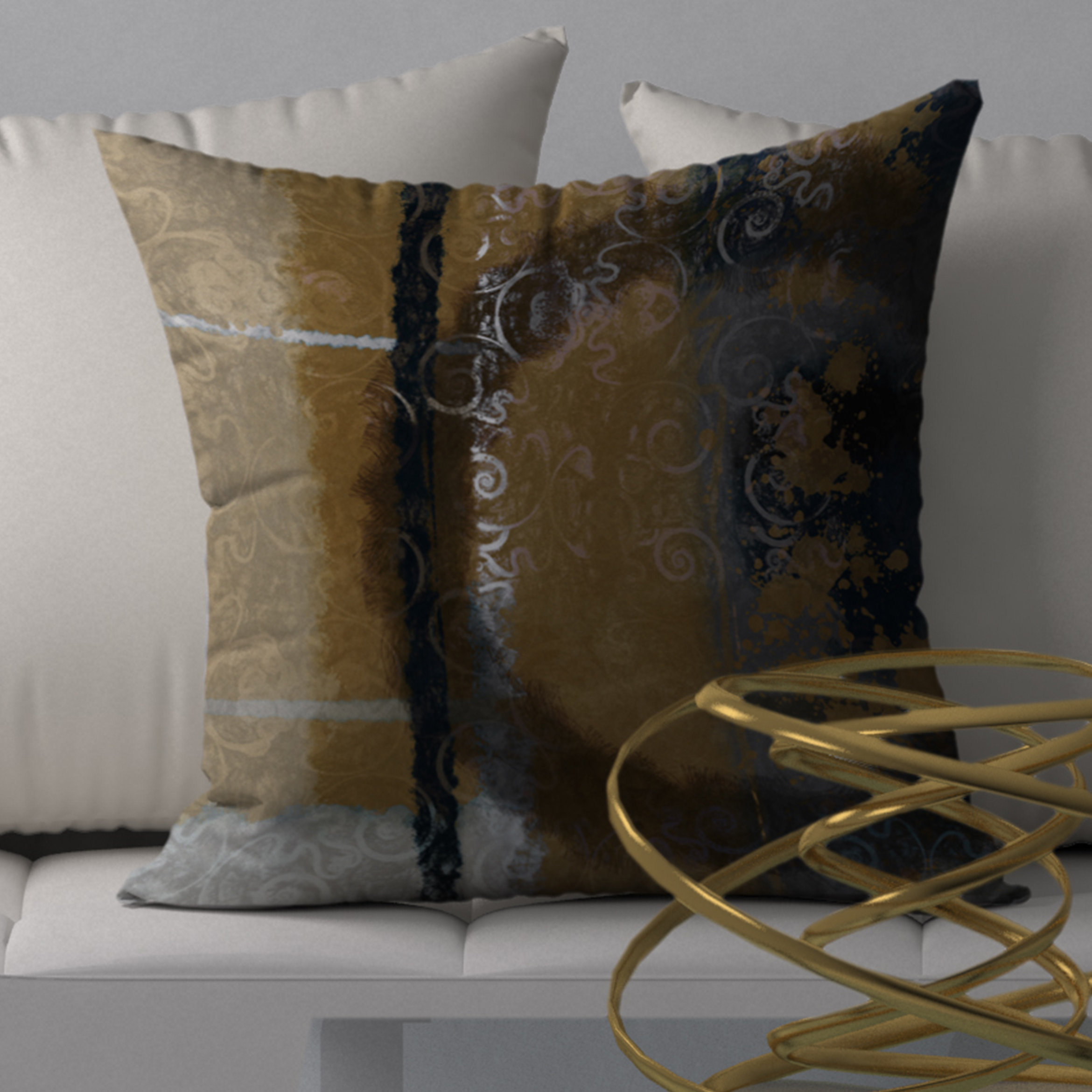 LeRoi Products Abstract Reversible Throw Pillow - Wayfair Canada