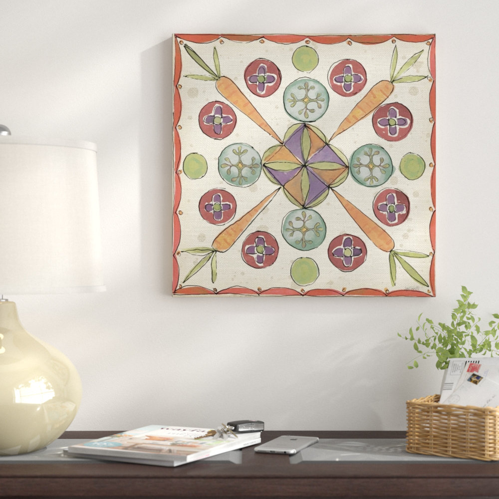 East Urban Home 'Farmers Feast Tiles I' Print on Canvas - Wayfair Canada
