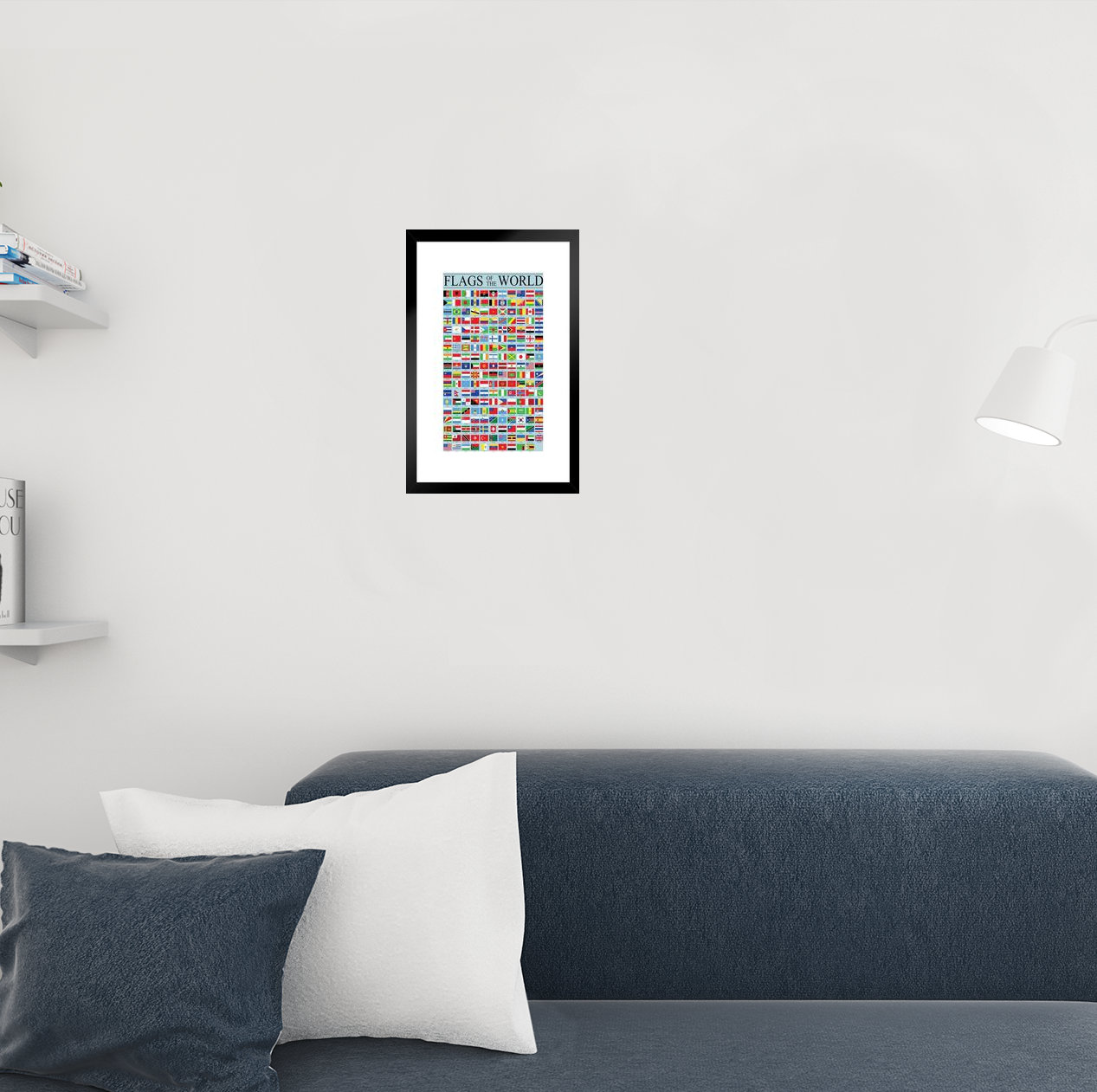 Trinx " Flags Of The World Classroom Reference Chart National Countries ...