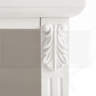 Darby Home Co Fluted Pilasters Design Side Table with Solid Wood Legs ...