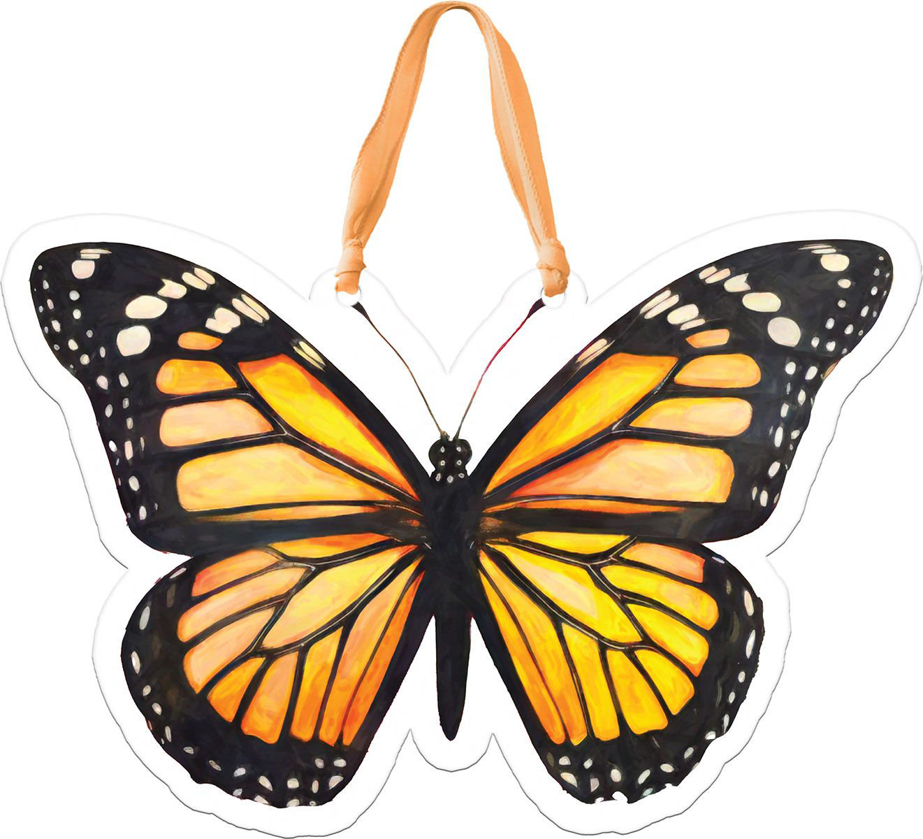 August Grove® Monarch Butterfly Door Décor | Wayfair