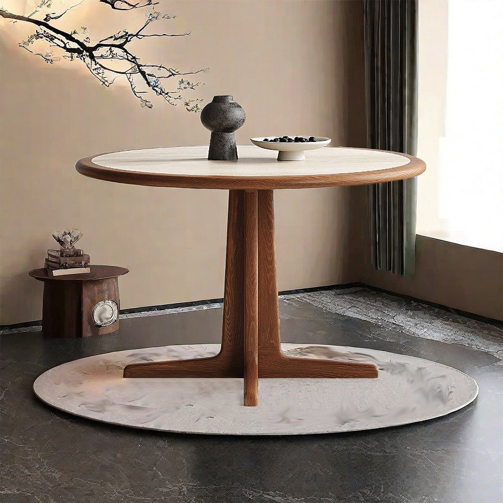 LABAORRY French vintage style round dining table. | Wayfair