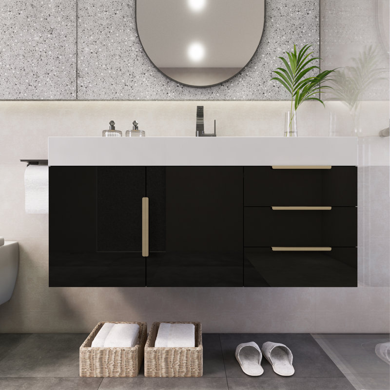 Mercer41 Marck 42'' Single Bathroom Vanity with Top | Wayfair