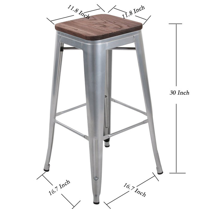 Trent Austin Design® Nesbit Solid Wood Stool & Reviews | Wayfair